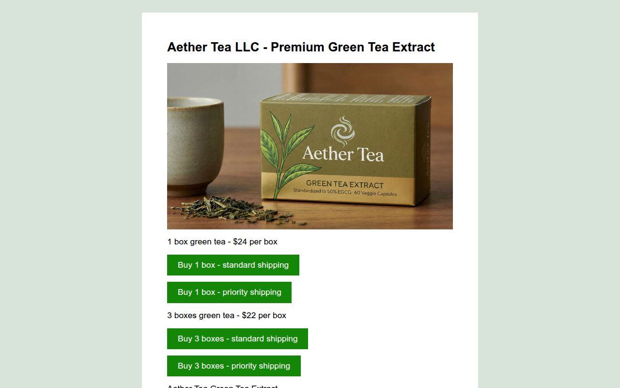 Aether Tea